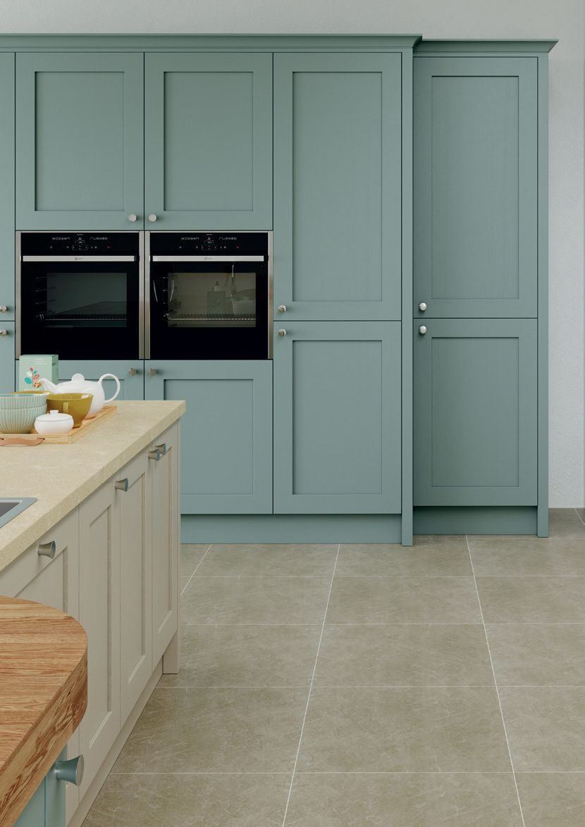 Green Shaker Kitchen Ideas | Kitchens Edinburgh | The Pentland Kitchen ...