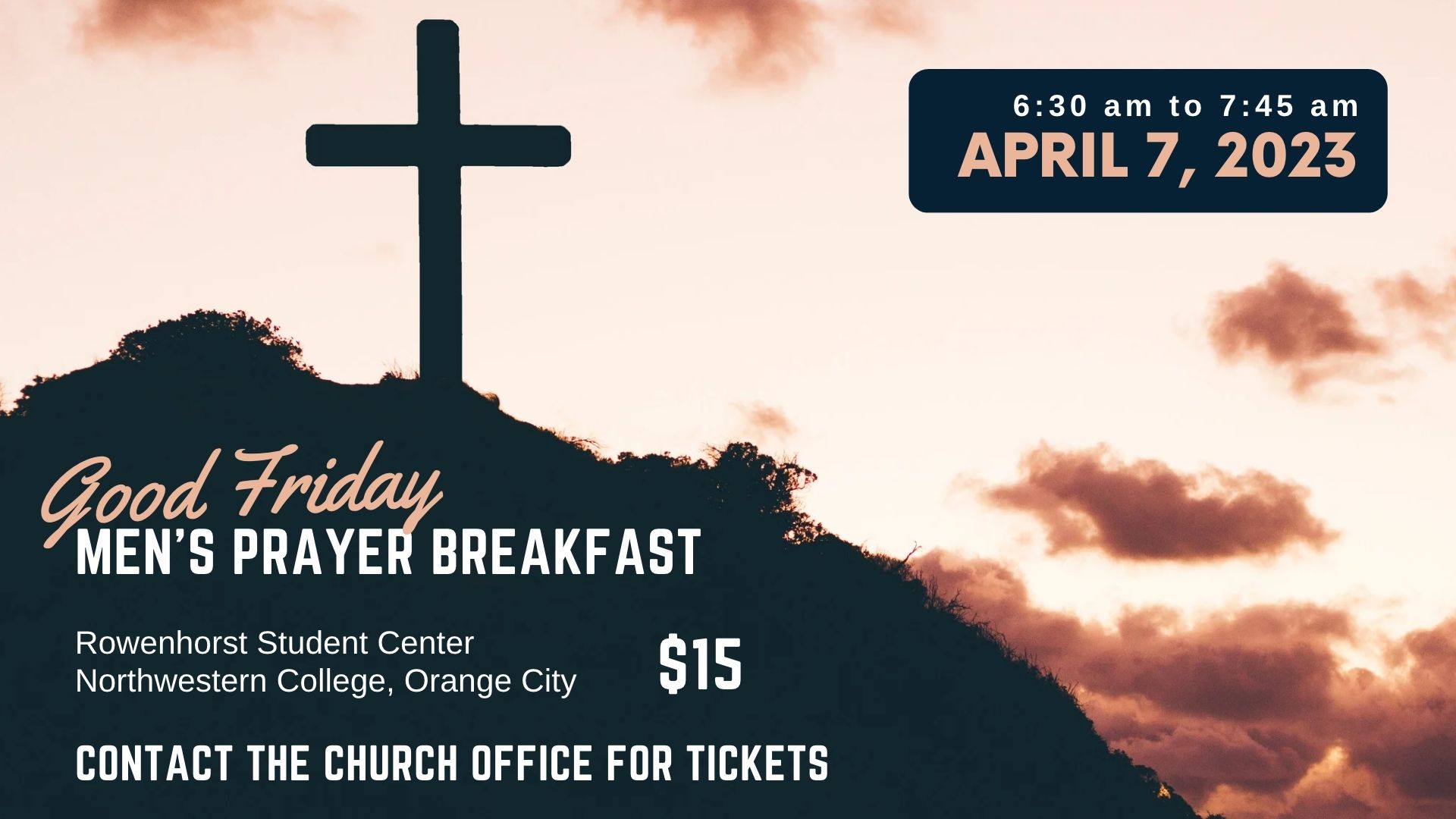 Good Friday Men's Breakfast | First Reformed Church, Orange City, Iowa