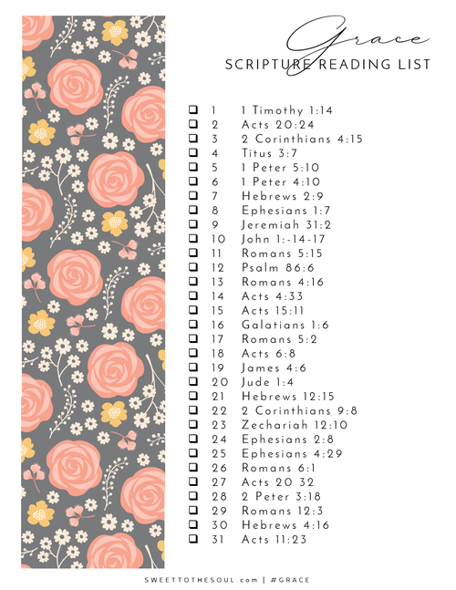 Sweet To The Soul Ministries - Scripture Reading Lists