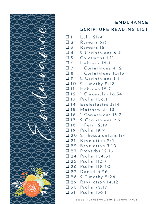 Sweet To The Soul Ministries - Scripture Reading Lists