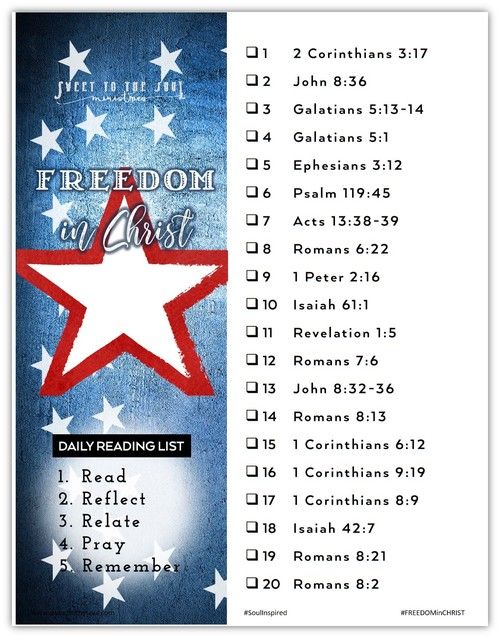 Sweet To The Soul Ministries - Scripture Reading Lists