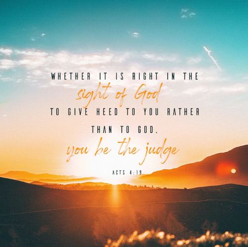 Must Obey God Rather Than Man | Koinonia Bible Church