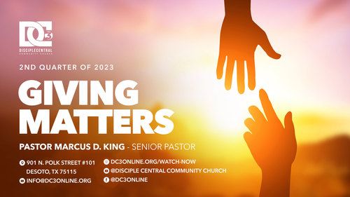 Welcome to Disciple Central Community Church