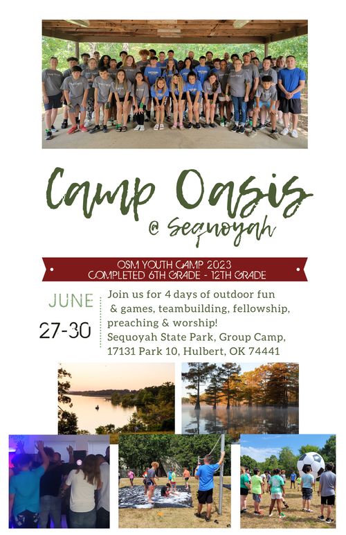 Oasis Community Church Muskogee - Camp Oasis