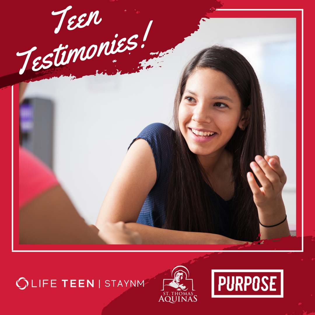 Teen Testimonies from \"New Fire\" Confirmation Retreat | St. Thomas ...