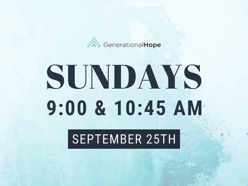 Generational Hope Church - Home