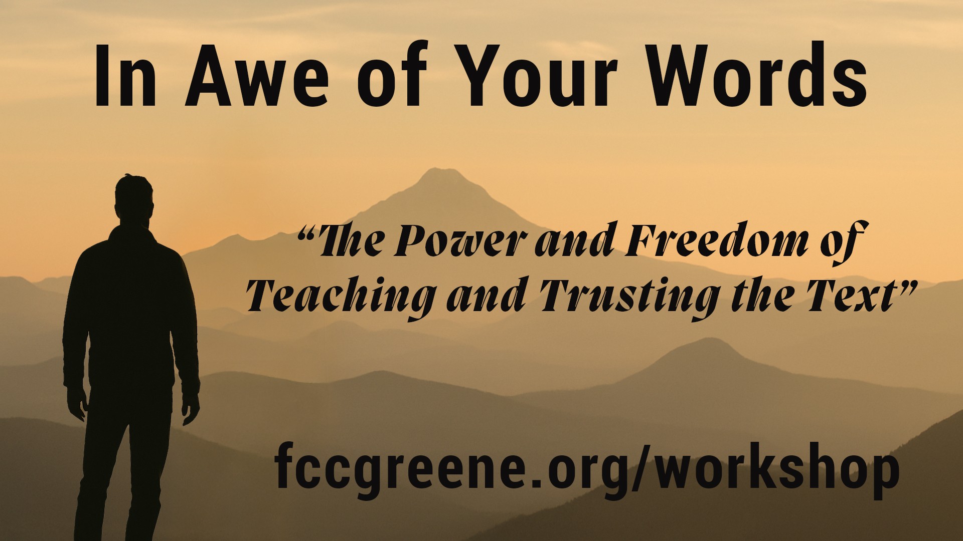 “In Awe of Your Words: The Power and Freedom of Teaching & Trusting the ...