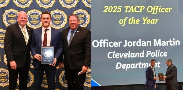 CPD Officer Jordan Martin named 2025 TACP Officer of the Year | Mix 104 ...