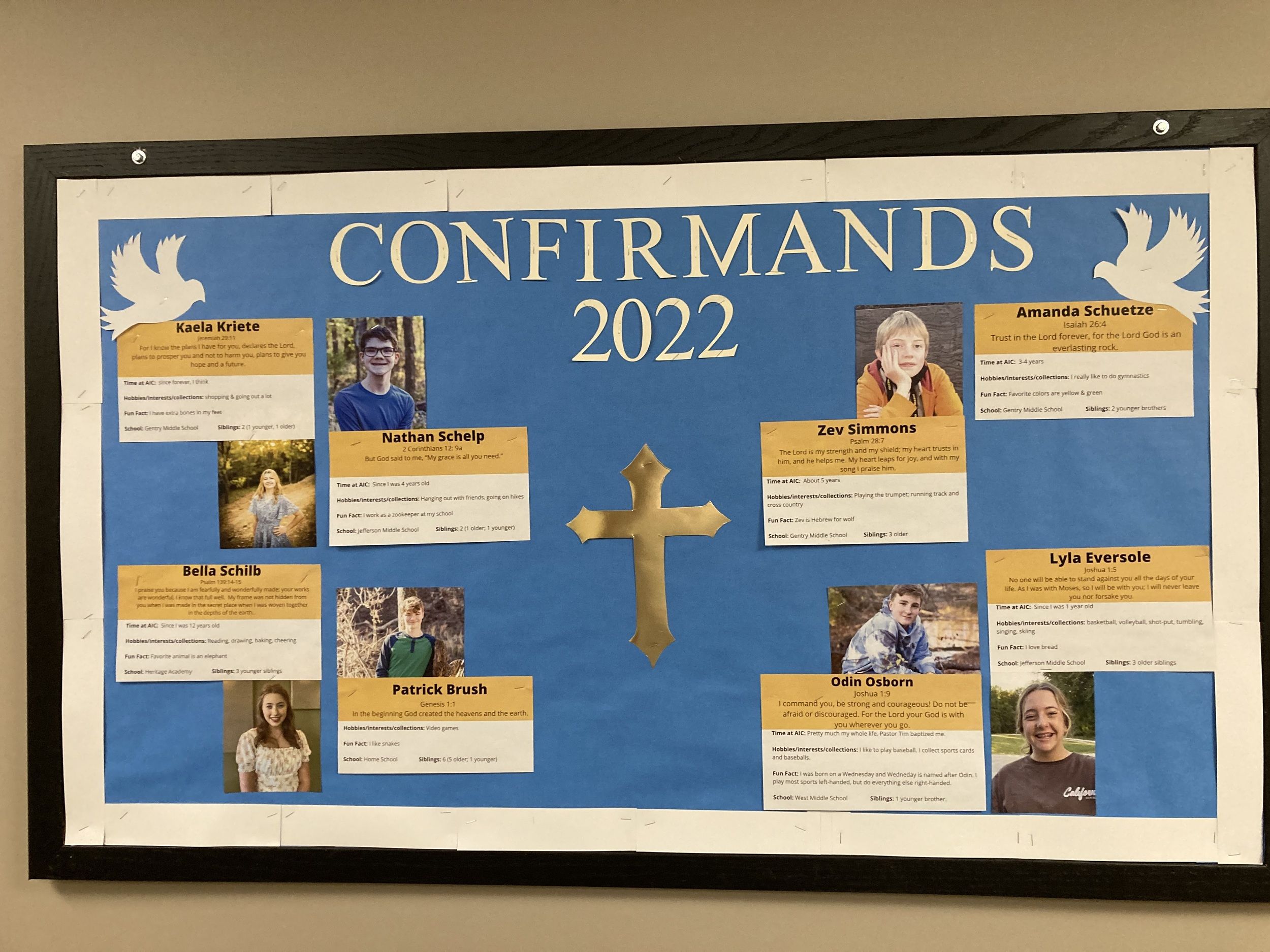 Confirmation Class of 2022 | Alive In Christ Lutheran Church - MO