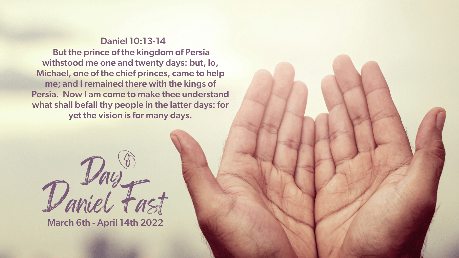40 Day Daniel Fast Day 8 | Christ Bible Church of Chicago