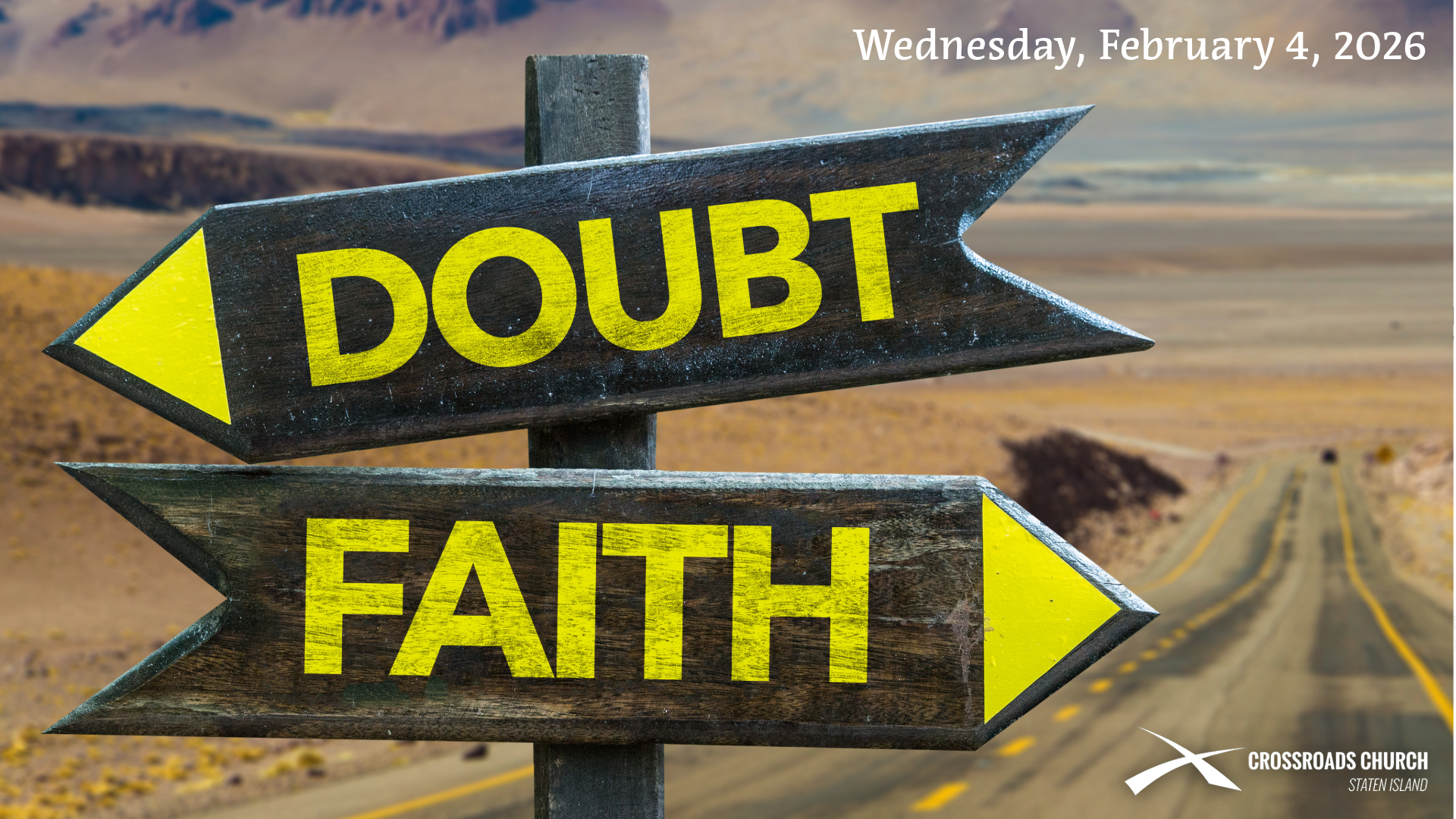 You Can Overcome Doubt | Crossroads Church Staten Island