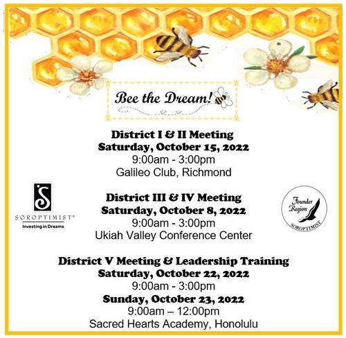 District Meetings are coming! | Founder Region